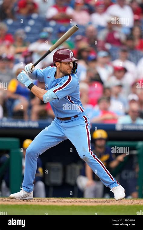 Philadelphia Phillies Trea Turner Plays During A Baseball Game Thursday July In