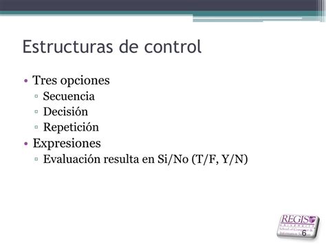 PPT CS 361 Estructuras De Control Semana Tres PowerPoint Presentation ID 3568220