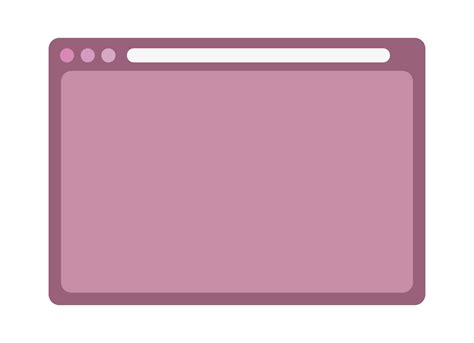 Computer Aesthetic Template Frame Display Computer Monitor Vector Illustration 29890147 Vector