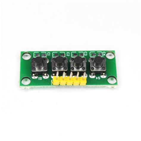 Módulo 4 Push Button Micro Switch Arduino — Talos Electronics