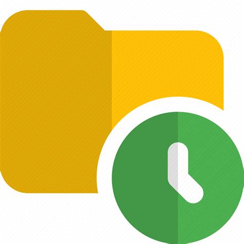 Folder Time Icon Download On Iconfinder On Iconfinder