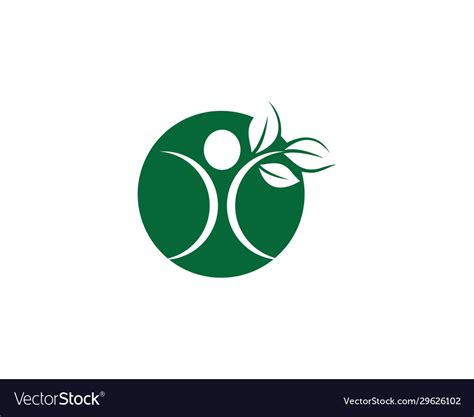 Tree Leaf Symbol Icon Royalty Free Vector Image