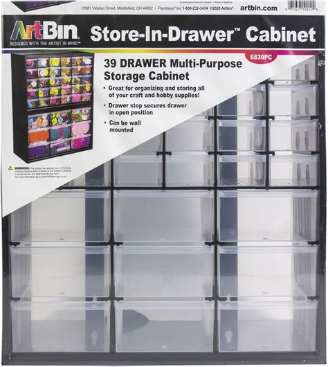 Artbin Store N Drawer Cabinet 14 375x6 25x17 875 39 Drawers Michaels