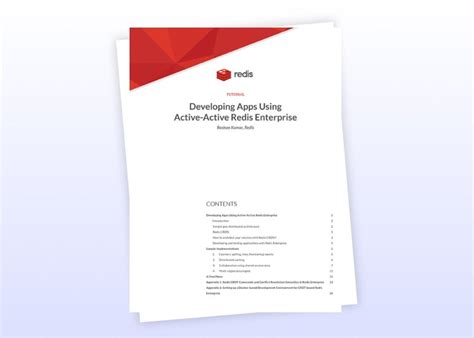 Developing Apps Using Active Active Redis Enterprise Redis
