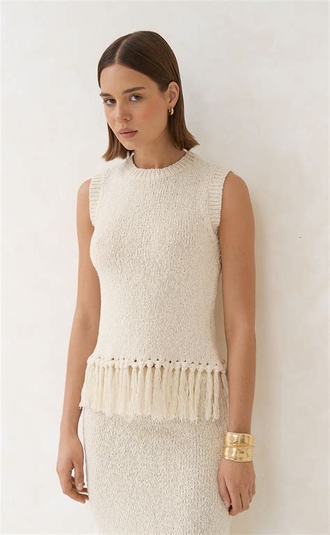 Womens Cream Triangle Bikini Top Jojo 4th And Reckless