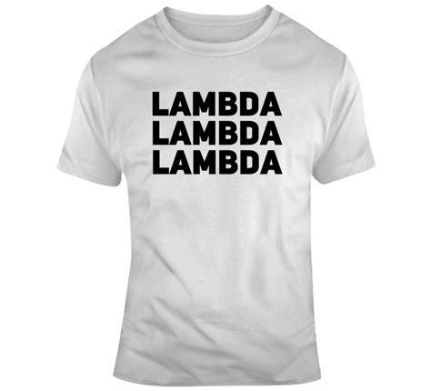 Revenge Of The Nerds Lambda Lambda Lambda Movie Fan T Shirt