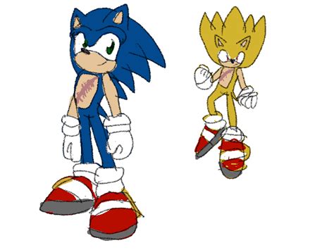 Sonic With Chest Scar By Cdontartsforallone Fur Affinity [dot] Net