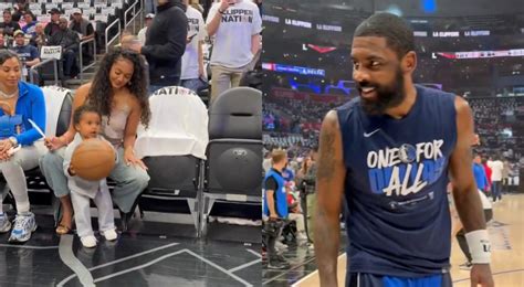 Video Kyrie Irving Gets Caught Having Wholesome Pre Game Moment With