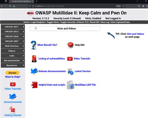 Web Application Pentest Lab Setup Using Docker