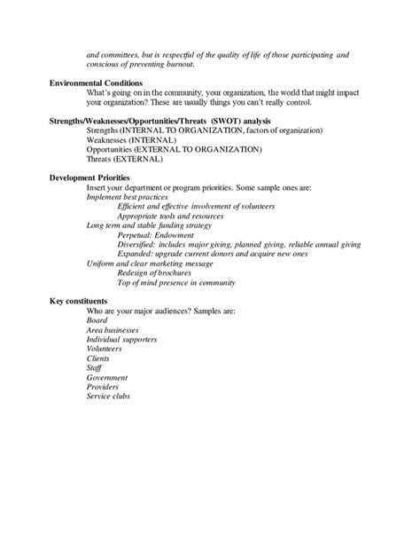 Development Plan Of An Organization In Word And Pdf Formats Page 2 Of 3