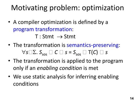 Ppt Spring Program Analysis And Verification Lecture Static