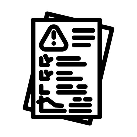 Mitigation Plan Risk Line Icon Vector Illustration 32519303 Vector Art