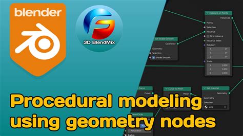 in this tutorial i will show you how to procedurally model using