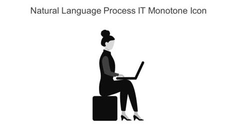 Natural Language Process It Monotone Icon In Powerpoint Pptx Png And