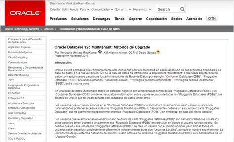 Oracle Database 12c Multitenant Métodos De Upgrade