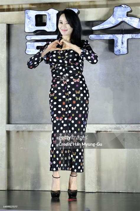 South Korean Actress Kim Hye Soo Aka Kim Hae Soo Attends A Press