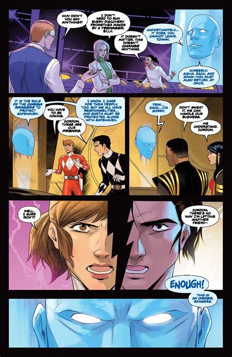 Prévia De Mighty Morphin Power Rangers 106 Conecta História Com Power Rangers Universe