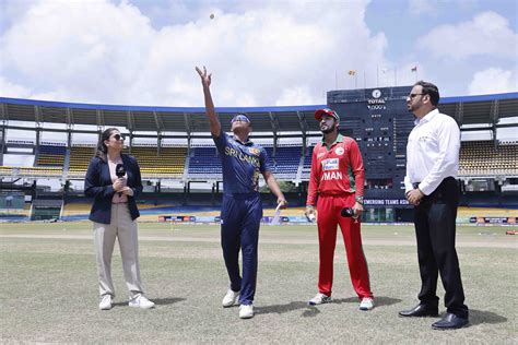 Acc Mens Emerging Teams Asia Cup 2023 M10 Sri Lanka A V Oman A