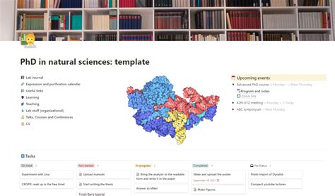 Structural Biology Phd Template Notionhub