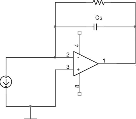 Circuit Diagram Of Basic Transimpedance Amplifier Download Scientific Diagram