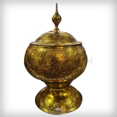 Design Brass 5′ Pathra කැටයම් පිත්තල 5′ පාත්‍රය Atapirikara Lk