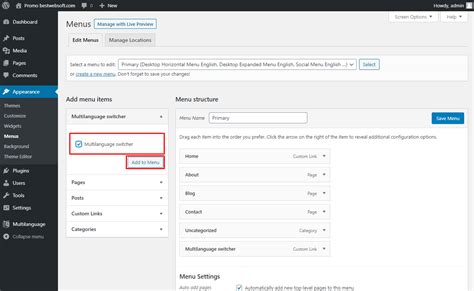 Multilanguage User Guide Beswebsoft Wordpress Plugin
