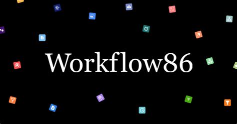 workflow86 black background workflow86
