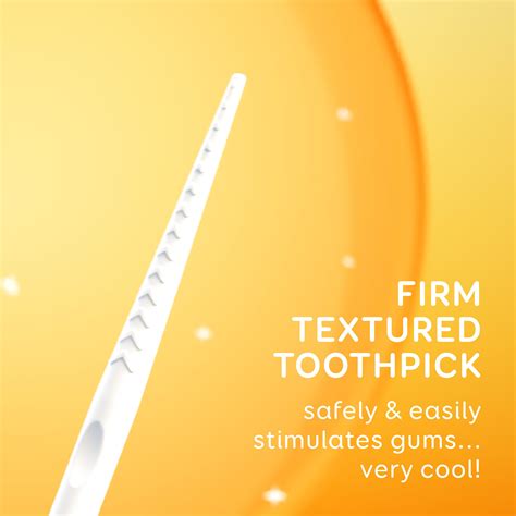 Softstx Gentle Dental Picks 90 Count Soft Flexible Bristles Textured Plaque