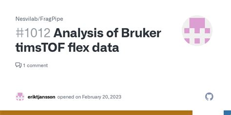 Analysis Of Bruker TimsTOF Flex Data Issue 1012 Nesvilab FragPipe