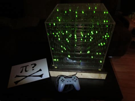 8x8x8 Led Cube With Arduino Mega Sound Ps Controller Game 11 Steps With Pictures