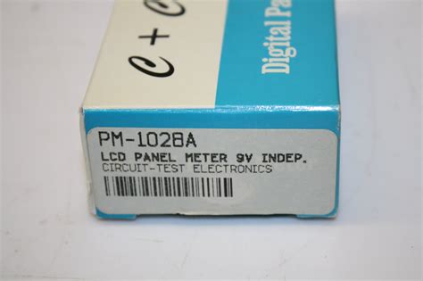 LCD Panel Meter V Multi Selectable Ranges Circuit Test Electronics