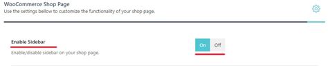 Enable Disable The WooCommerce Sidebar Nimva 3 Documentation