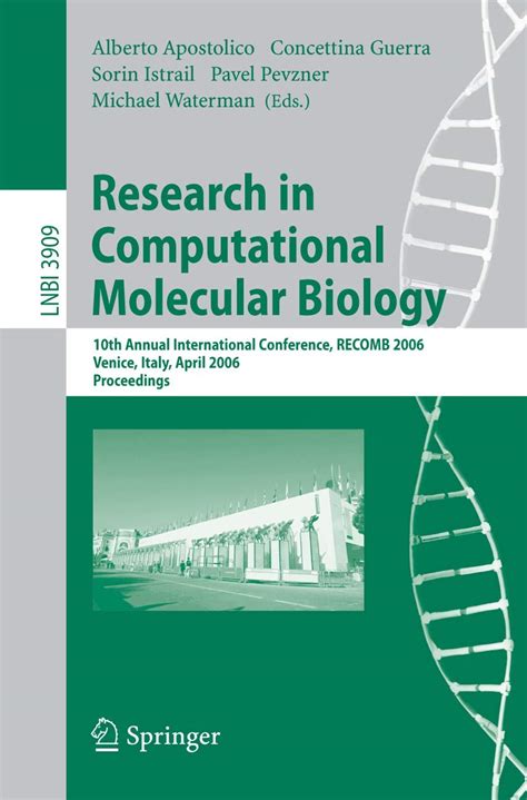 Buy Research In Computational Molecular Biology 10th Annual