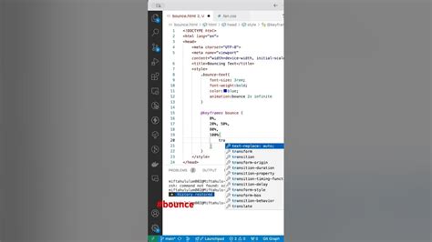 Bounce Text Tutorial Webdev Css Codingtutorial Coding Frontend Webdeveloper Youtube