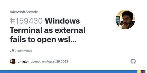 Windows Terminal As External Fails To Open Wsl Terminal As Default