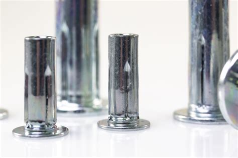 Crown Screw Fasteners Slotted Shank Rivets