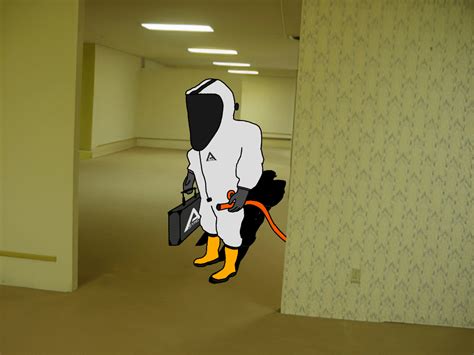 Hazmat Suit Scientist Stuck In Backrooms Kanepixelsbackrooms