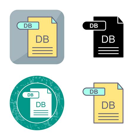 Db Vector Icon 30230740 Vector Art At Vecteezy