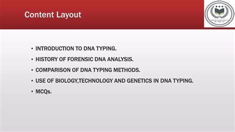 DNA Typing PPTX