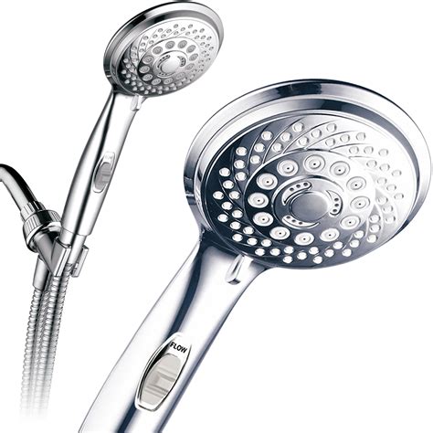 Powerspa 7 Setting Luxury 2 5 Gpm Hand Shower With On Off Pause Switch