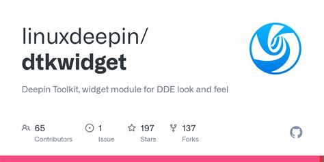 GitHub Linuxdeepin Dtkwidget Deepin Toolkit Widget Module For DDE Look And Feel