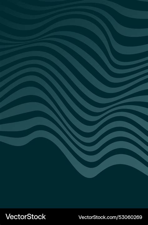 Abstract Background With Gradient Distorted Line Vector Image