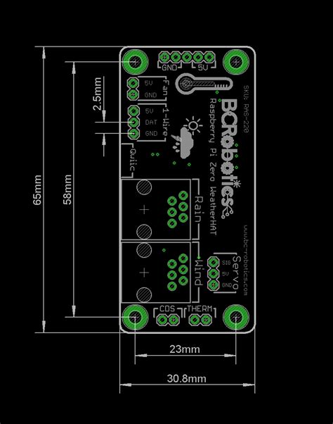 WeatherHAT Assembled For Raspberry Pi Zero The Pi Hut