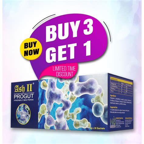 Buy 3 Free 1 Ash Ii Progut Shopee Malaysia