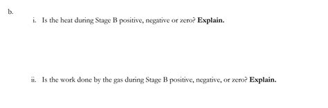 Solved The PV Diagram Below Shows A Cyclic Process For An Chegg