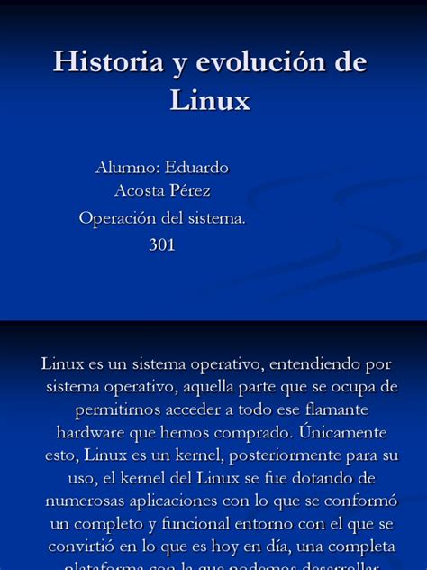 Pdf Historia Y Evolución De Linux Dokumen Tips