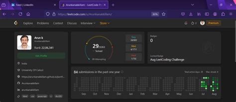 Leetcode Coding Problemsolving Algorithms Datastructures