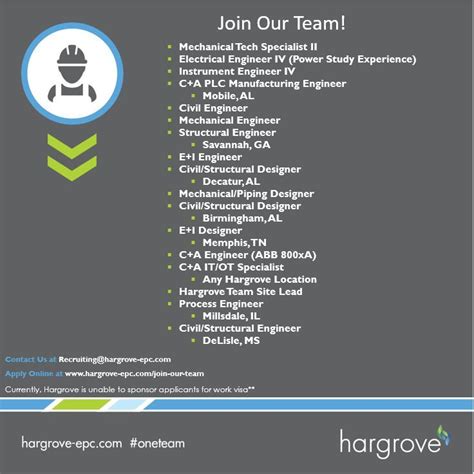 Hargrove Engineers And Constructors On Linkedin Hiring Applytoday Engineeringjobs Nowhiring