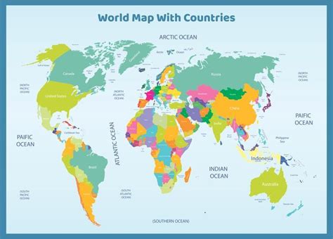 Large Printable World Map Whole World Map Free Printable World Map