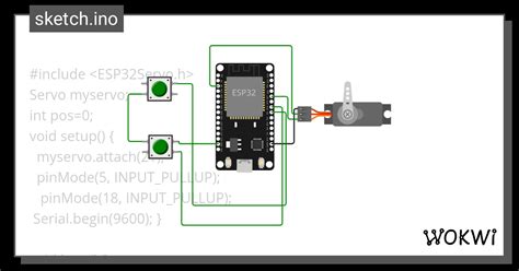Servo Motor Wokwi ESP STM Arduino Simulator